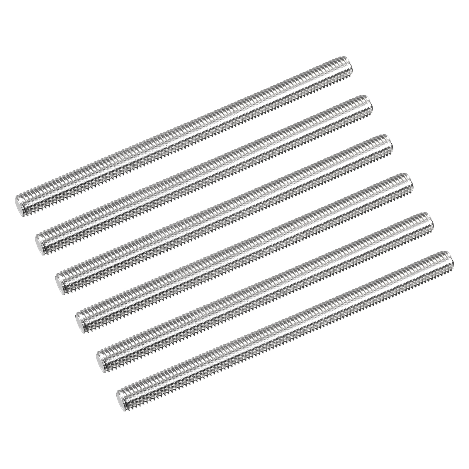 Fully Threaded Rod M8 x 120mm 1.25mm Thread Pitch 304 Stainless Steel ...