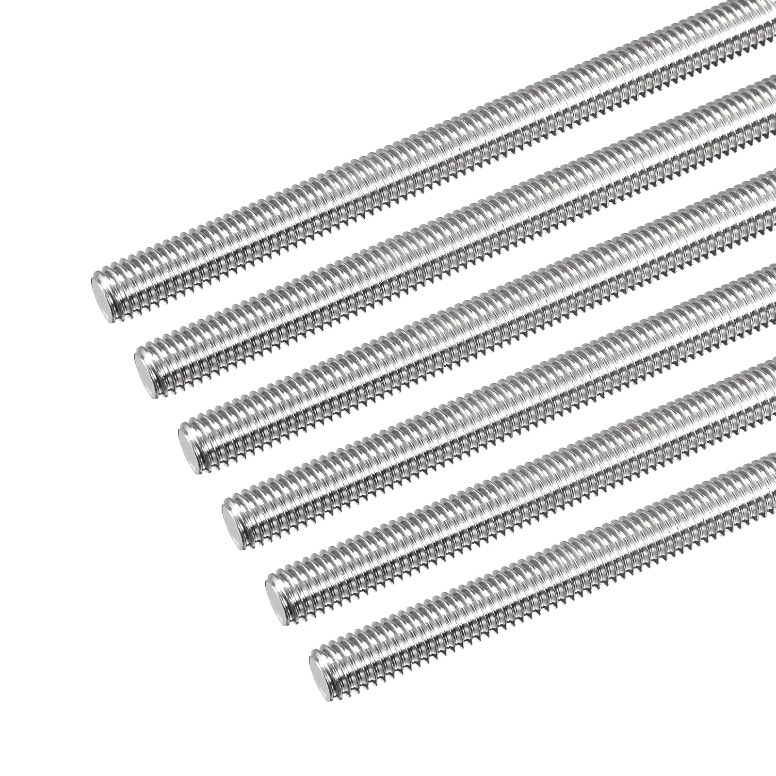 Fully Threaded Rod M8 x 500mm 1.25mm Pitch 304 Stainless Steel Right ...