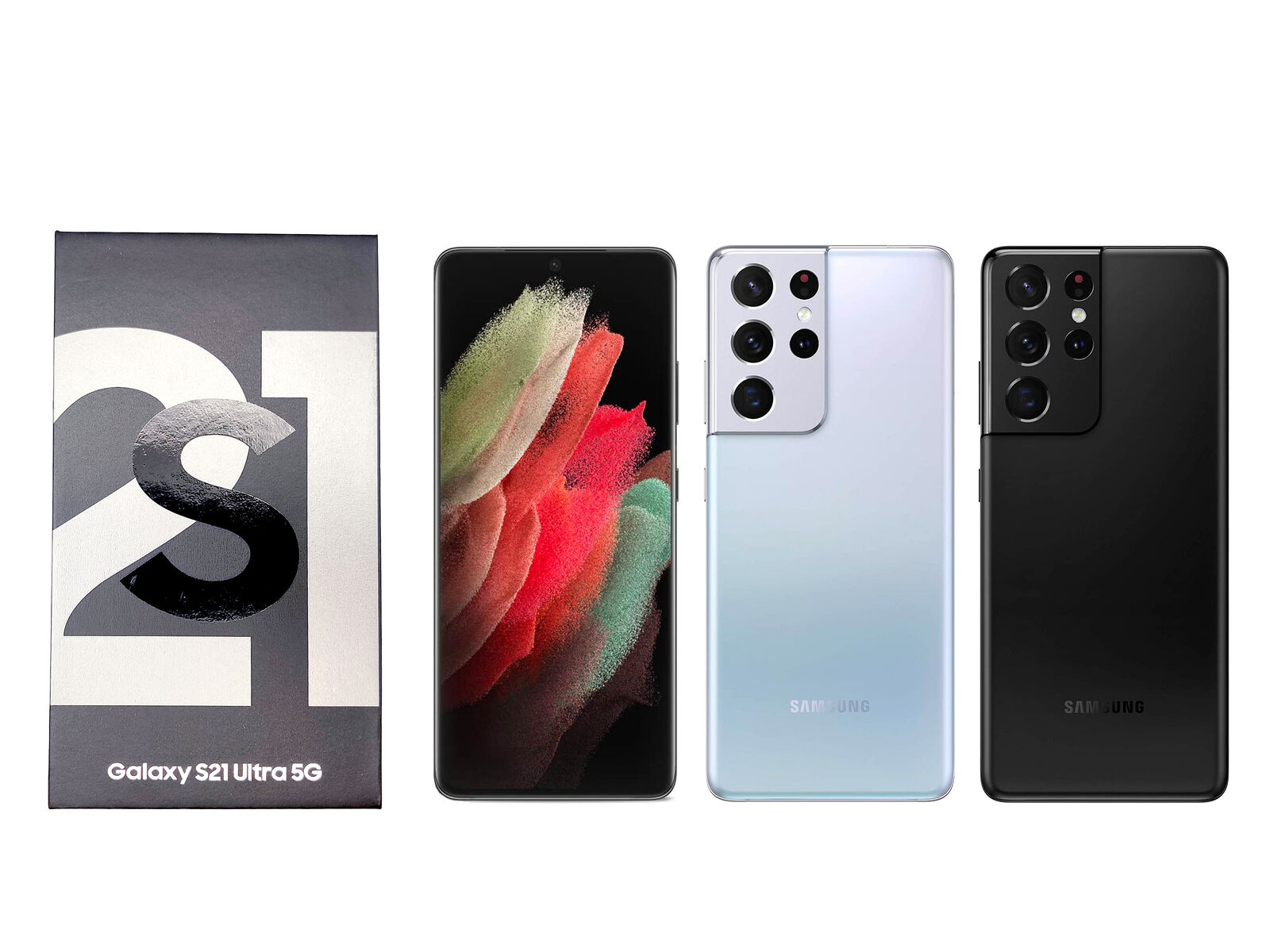 Restored Samsung Galaxy S21 Ultra 5G 128GB - Phantom Black GSM Unlocked ...