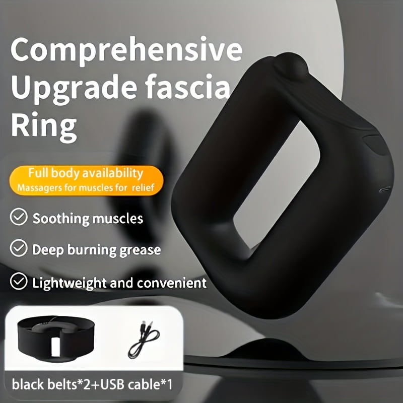 Fully Upgraded Fascia Ring Massager - 5 Applications/5 Modes/5 ...