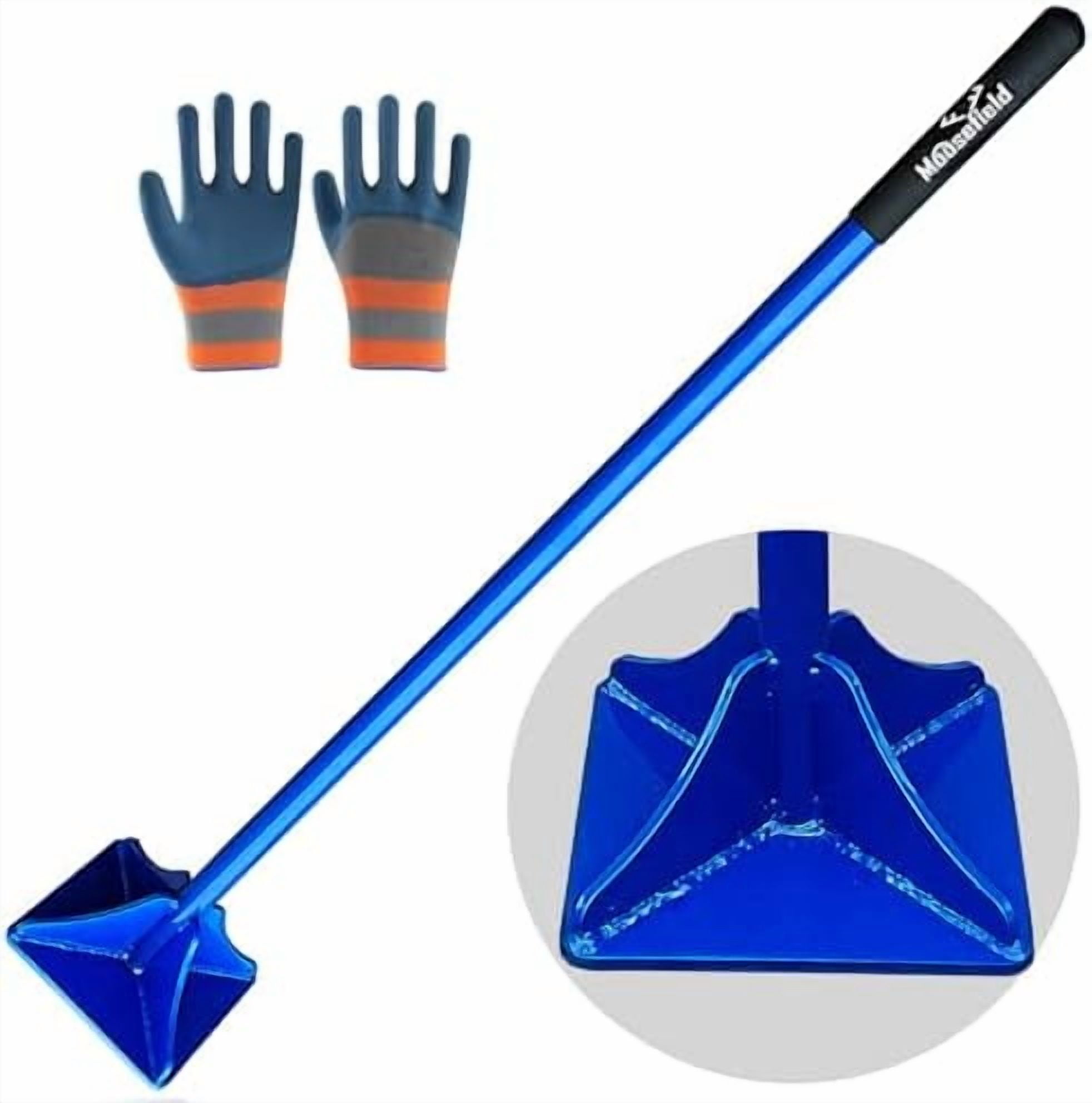 Fully Welded Steel Tamper 8"x8" with 45 inch Handle Garden Landscaping ...