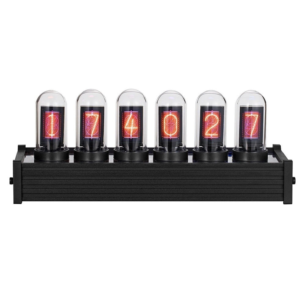 Fully featured digital IPS tube clock Customizable picture display LED ...