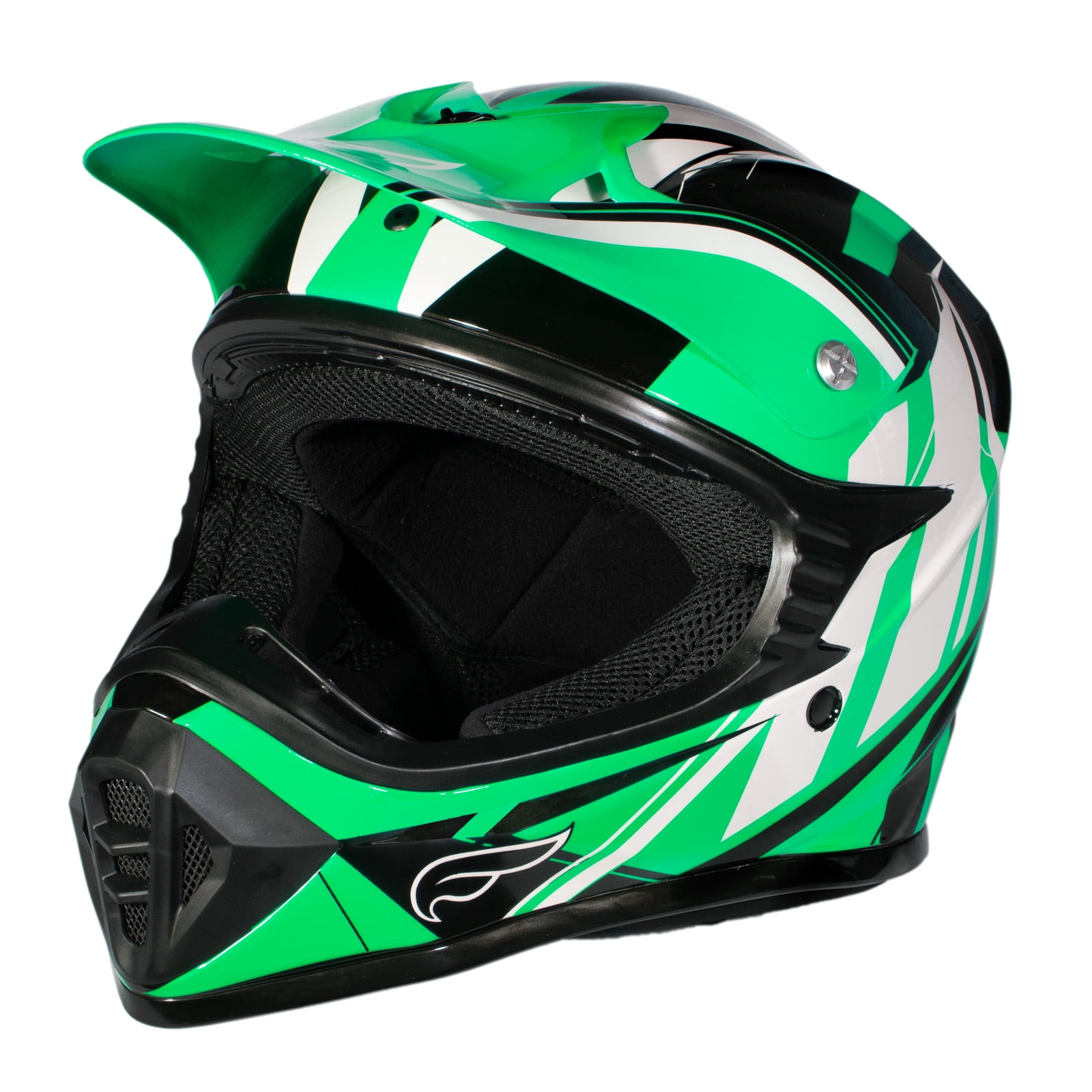 Fulmer, 2521223, Youth FJ1 MX Helmet - DOT Approved - Green, Medium ...