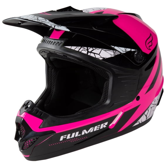 Fulmer 253 FJ2 MPX Quake Youth MX Offroad Helmet Pink SM - Walmart.com