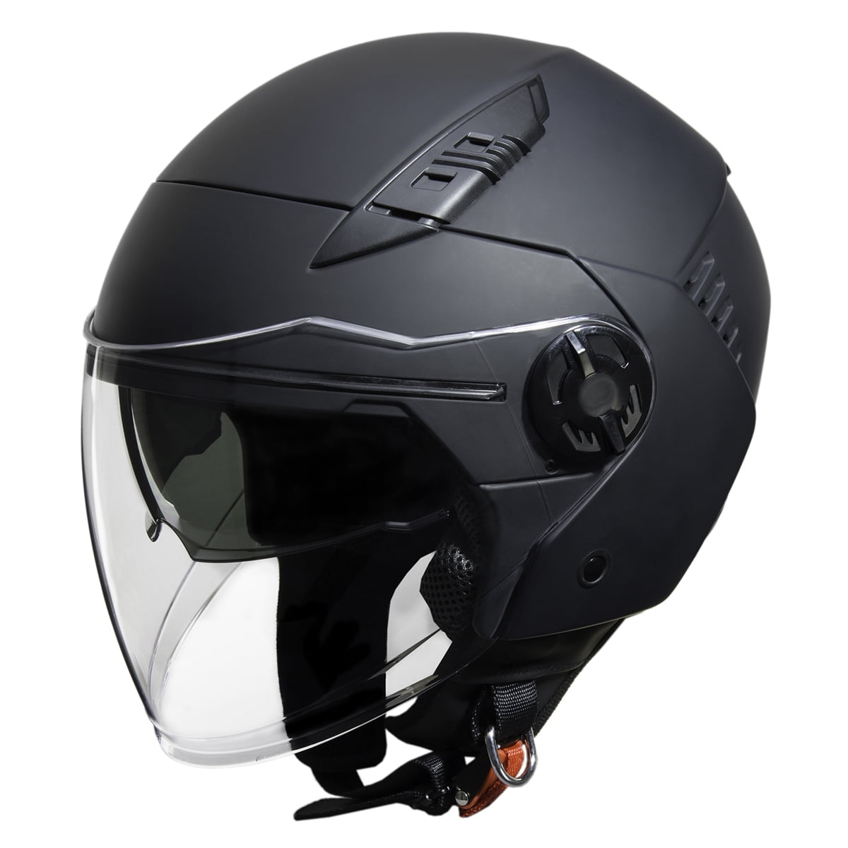 Fulmer, 3500623, Adult Open Face Helmet w/Shield DOT Approved 350 Viva ...