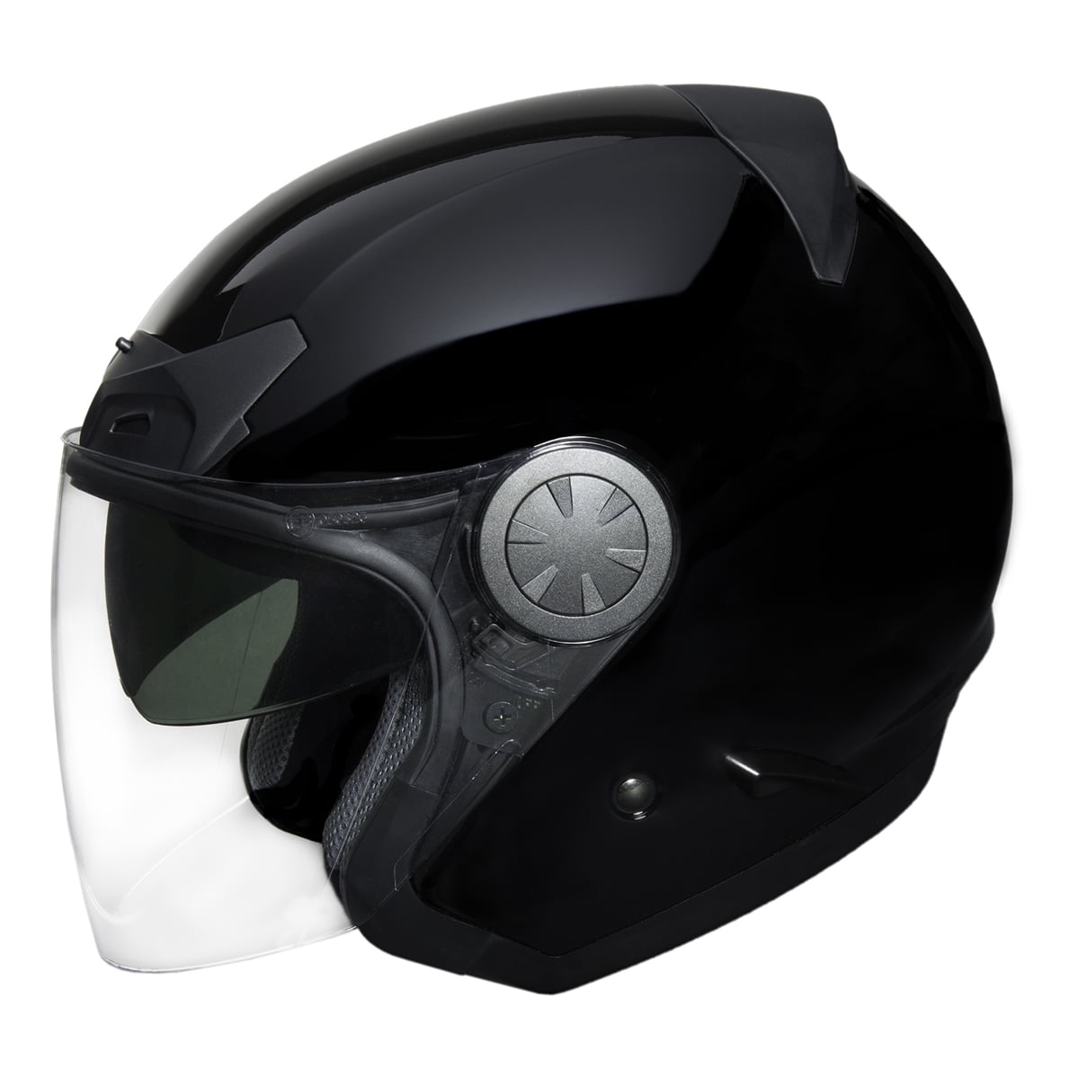 Fulmer, 3510522, Adult Deluxe Open Face Helmet w/Shield - 351 ONYX ...