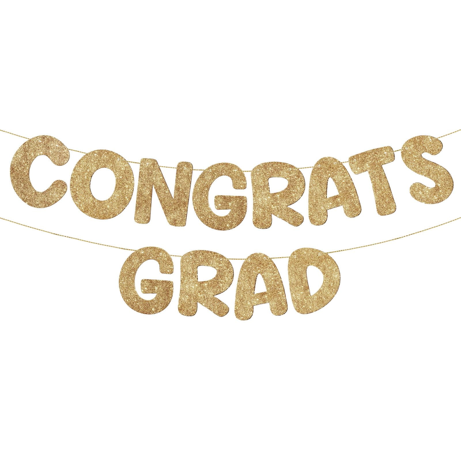 Fulmoon Pre Strung Congrats Grad Glitter Congratulations College ...
