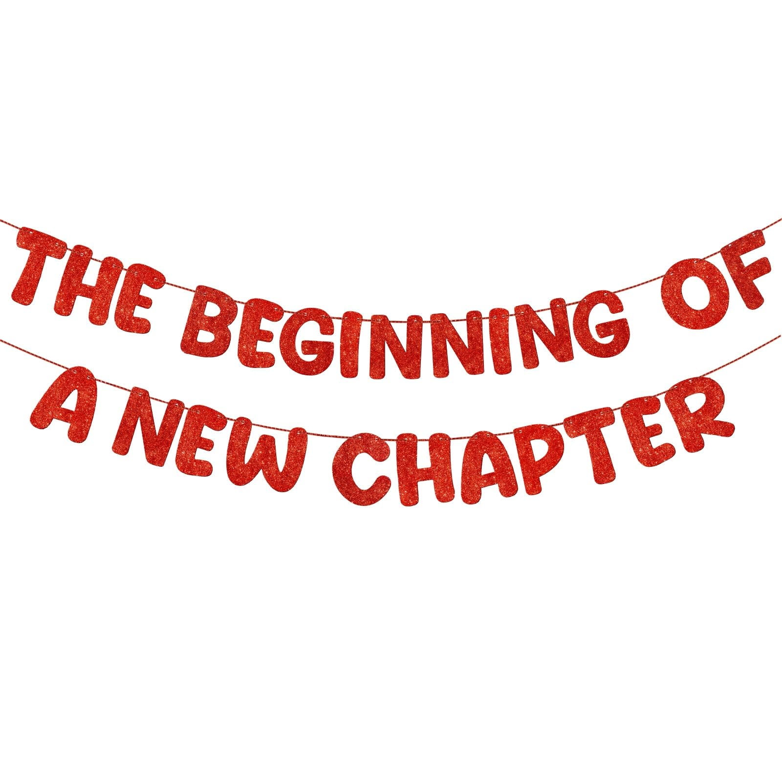 Fulmoon Pre StrungTRDN the Beginning of a New Chapter Banner, Glitter ...
