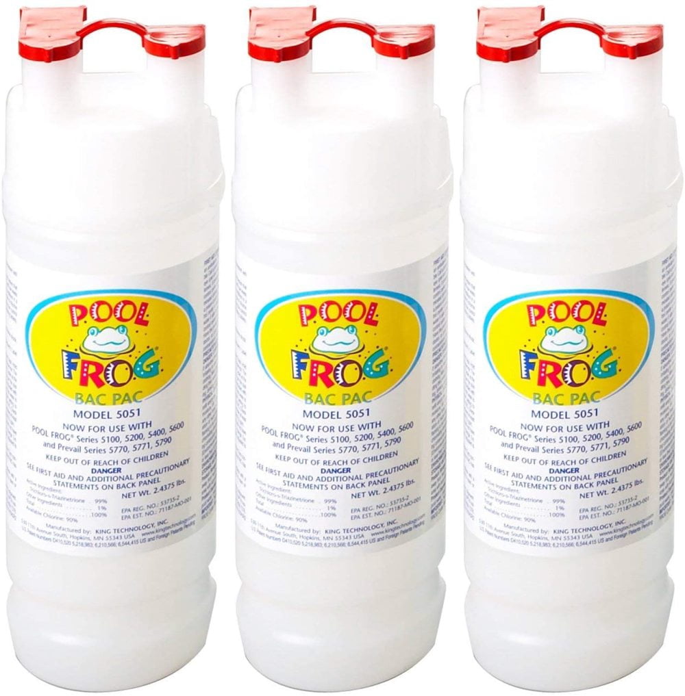 FulnKye Pool Frog Mineral Replacement Chlorine Bac Pac 3 Pack - Walmart.com