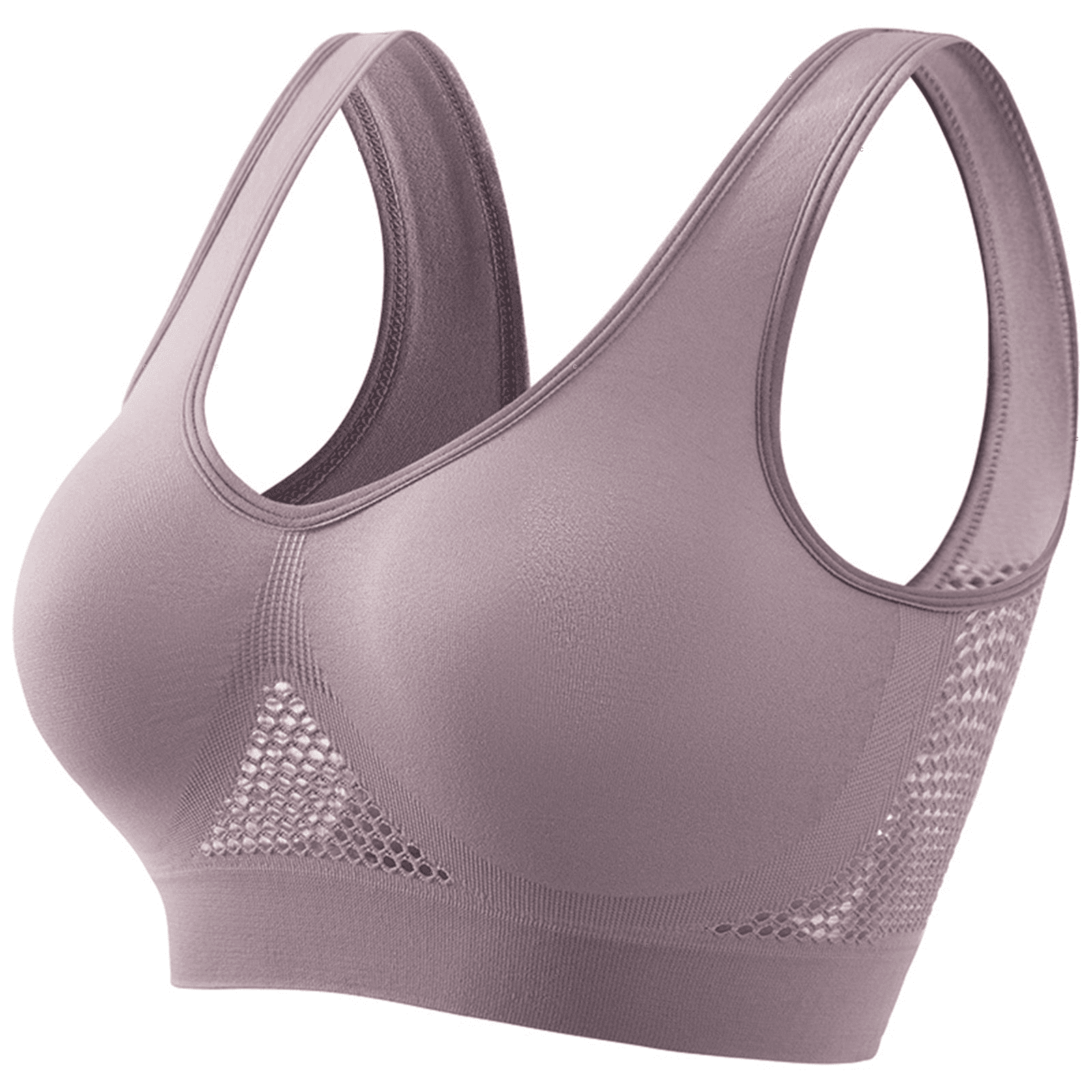 Fulorrnie Bras for Women Comfort No Underwire Supportive High Impact ...