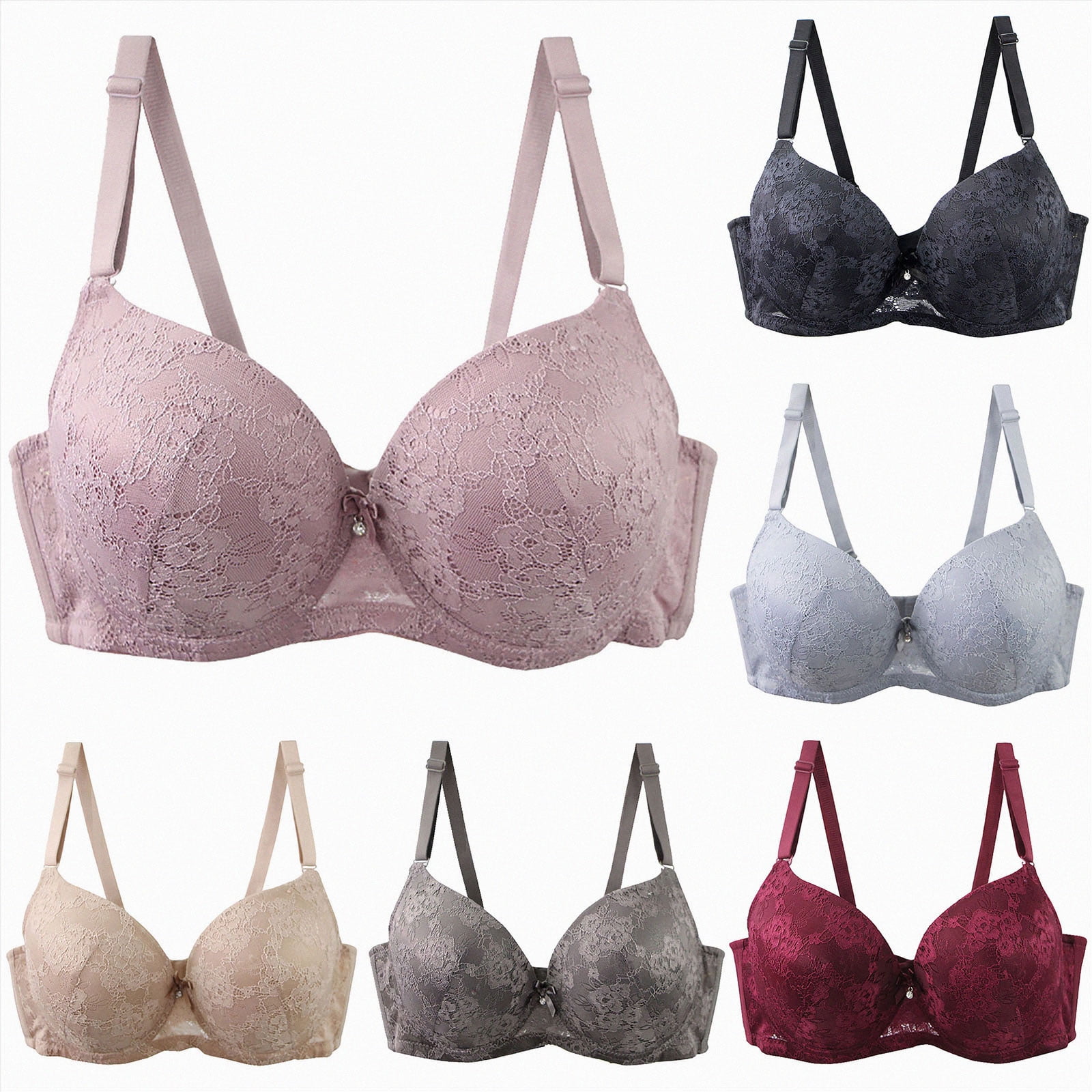 Fulorrnie Bras for Women Comfort Underwire Supportive Front Closure ...