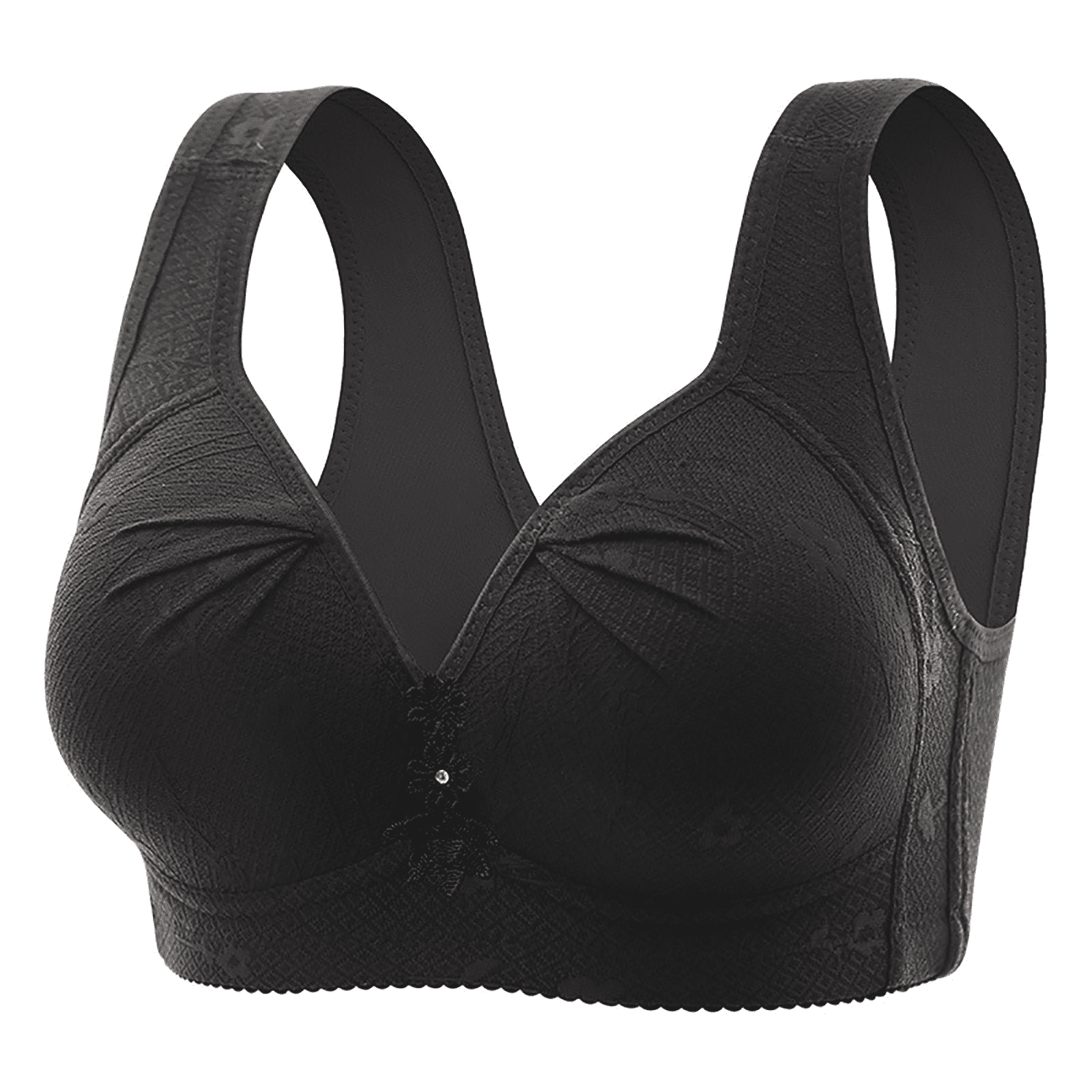 Fulorrnie Bras for Women Comfort Wirefree Lift Supportive Back ...
