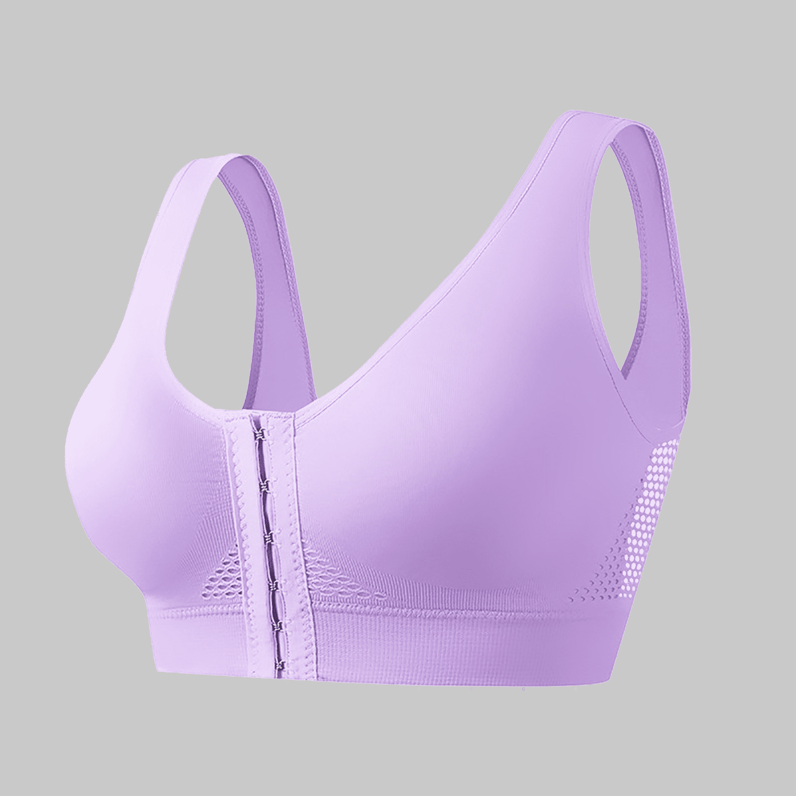 Fulorrnie Bras for Women Comfort Wirefree Supportive Front Closure Low ...