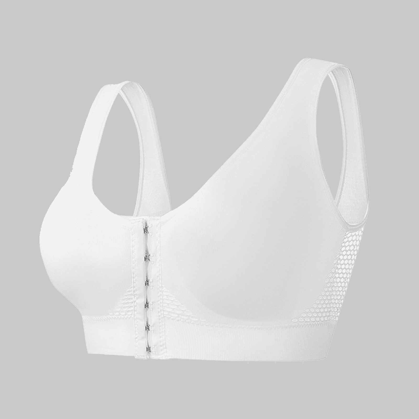 Fulorrnie Bras for Women Comfort Wirefree Supportive Front Closure Low ...