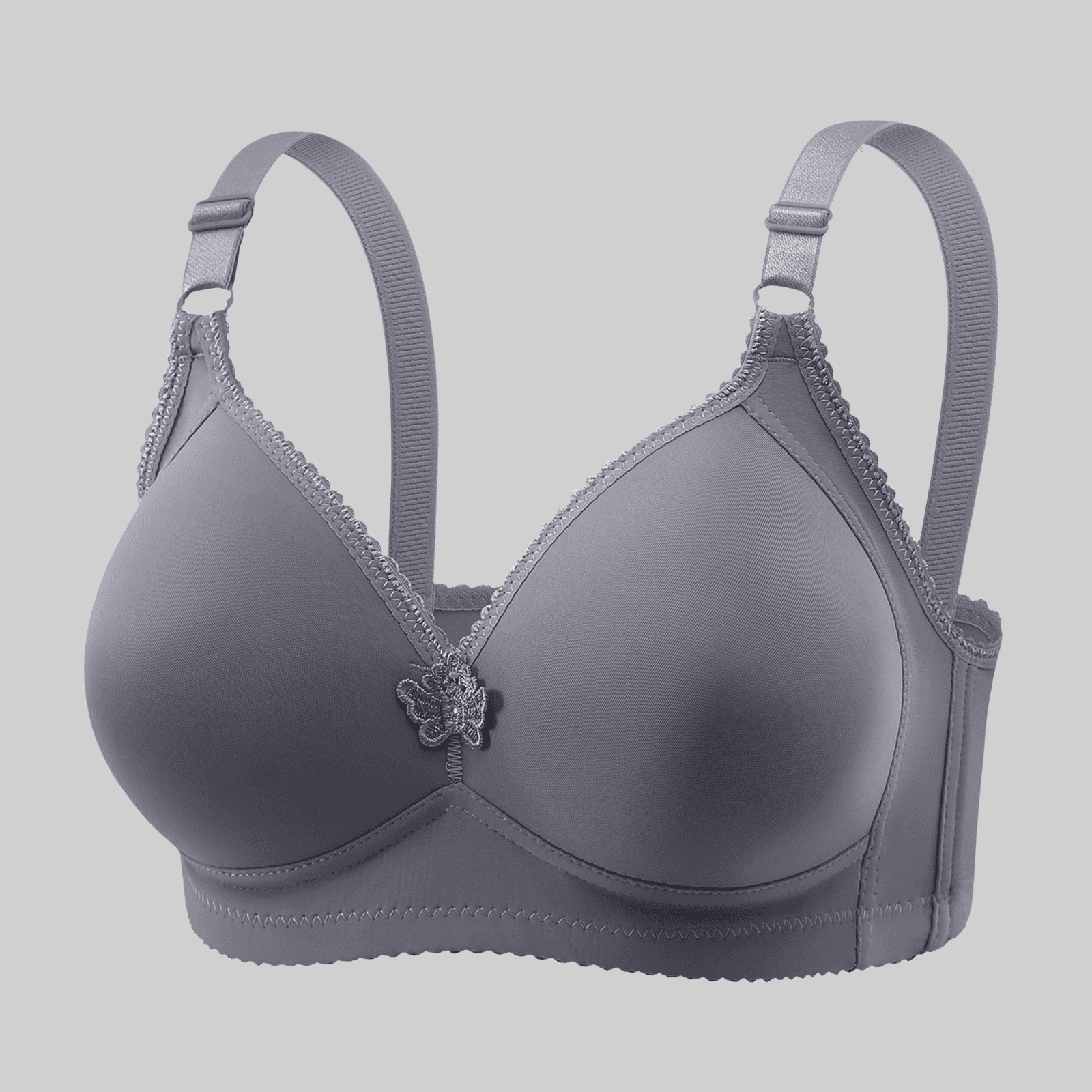 Fulorrnie Bras for Women Comfort Wirefree Supportive Full Coverage Back ...