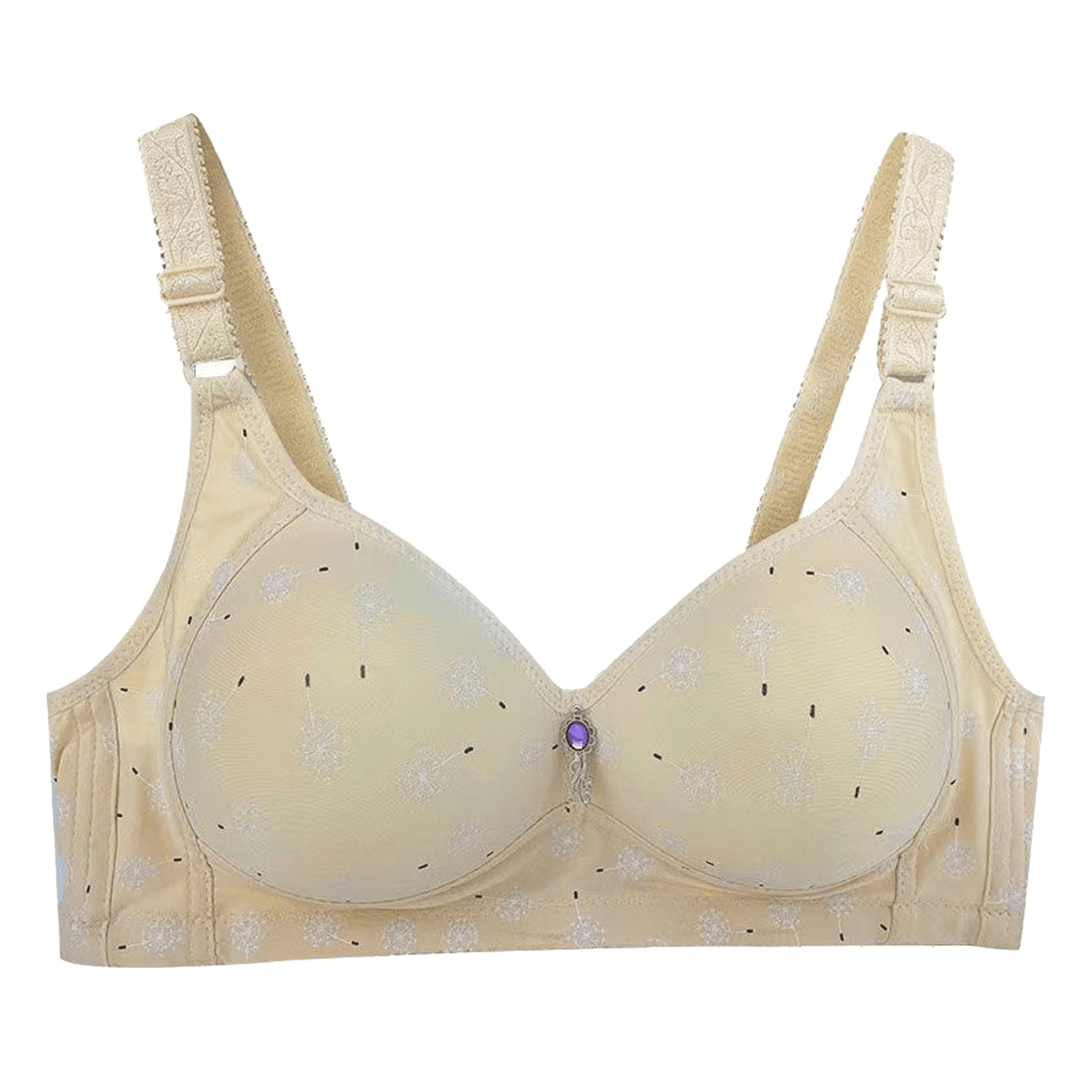 Fulorrnie Bras for Women Lift No Underwire Comfort Bralette Soft Cup ...