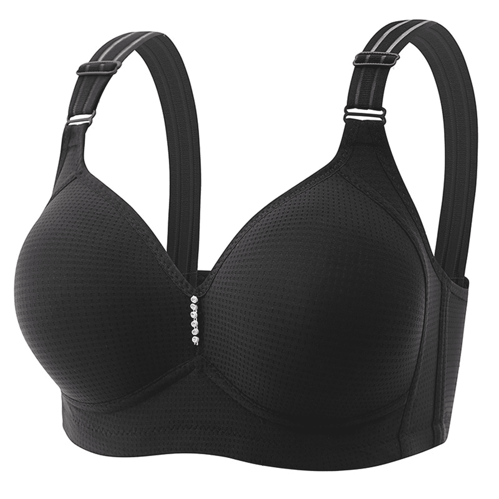 Fulorrnie Bras for Women Lift Wirefree Supportive Comfort Front Closure ...