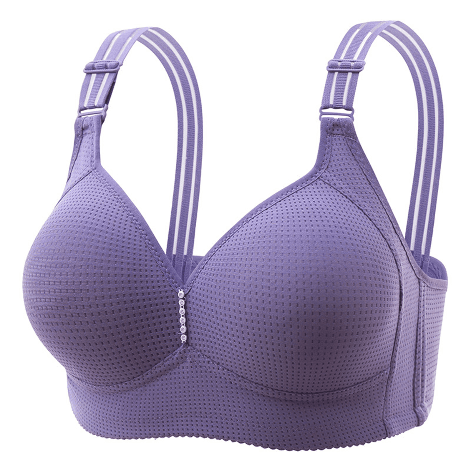 Fulorrnie Bras for Women Lift Wirefree Supportive Comfort Front Closure ...