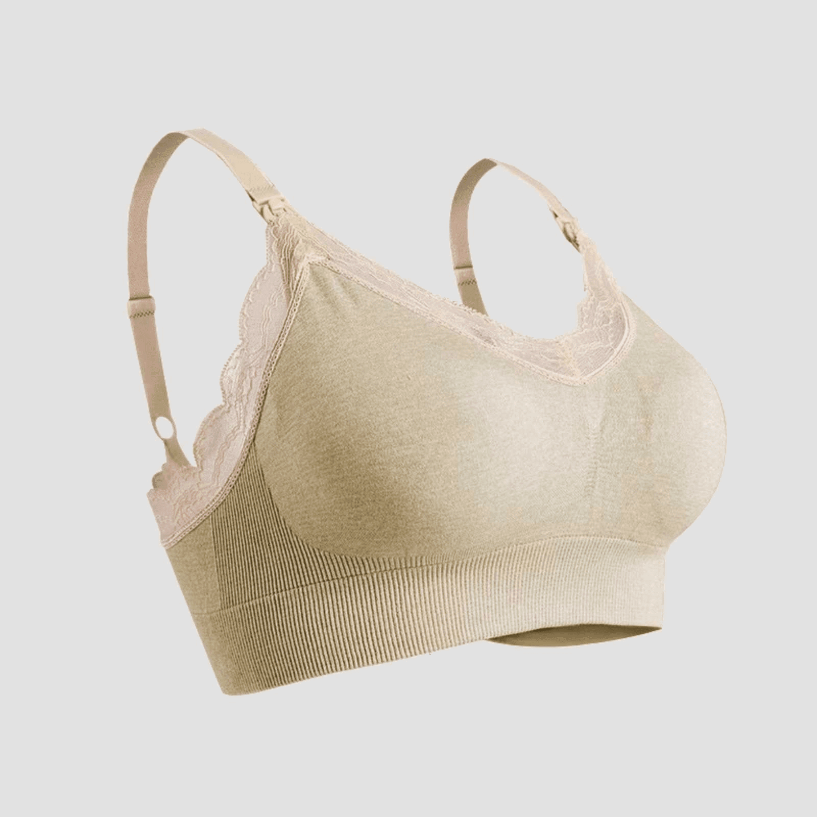 Fulorrnie Bras for Women Maternity Plus Size Wirefree Full Coverage ...