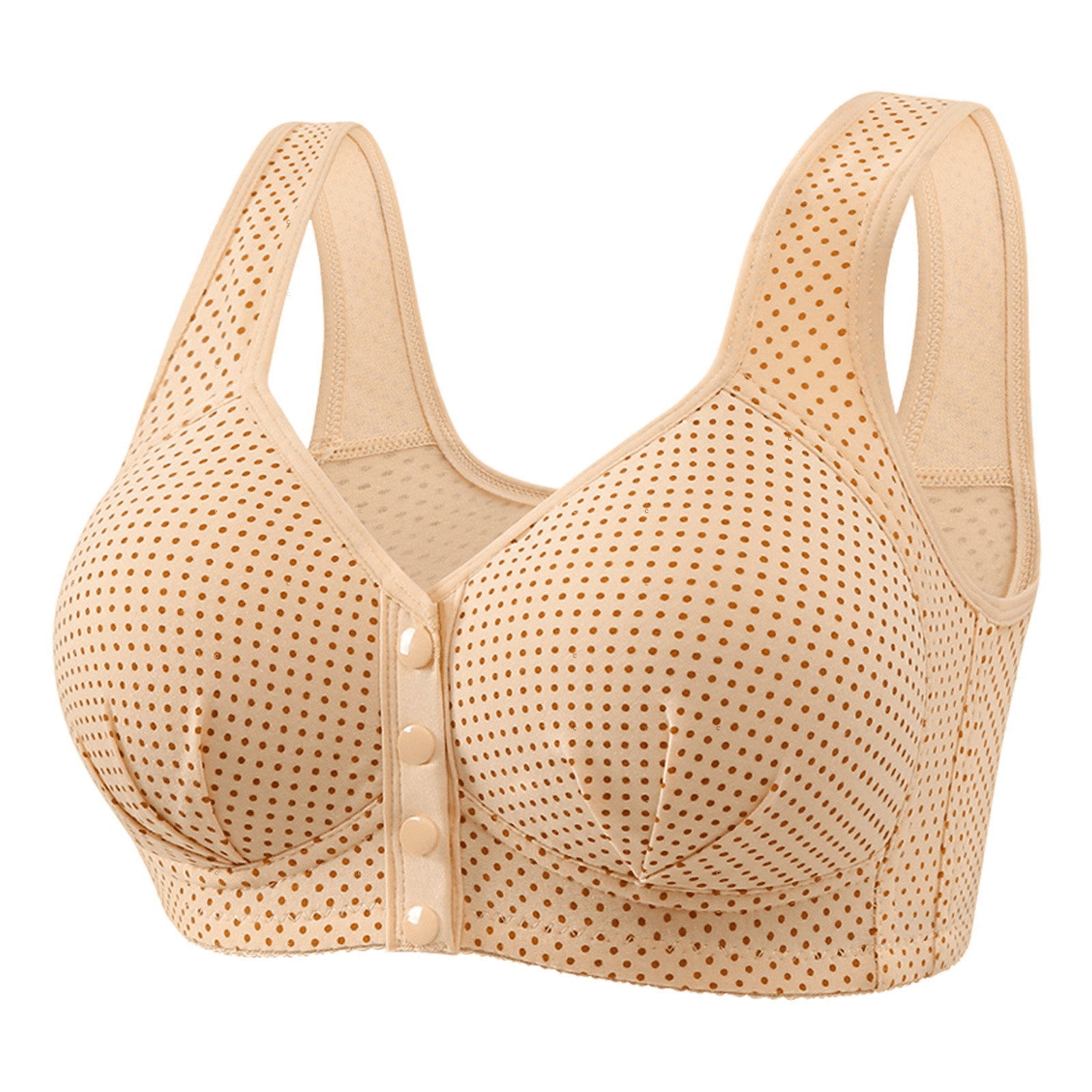 Fulorrnie Bras for Women Plus Size Wirefree Supportive Lift Front ...