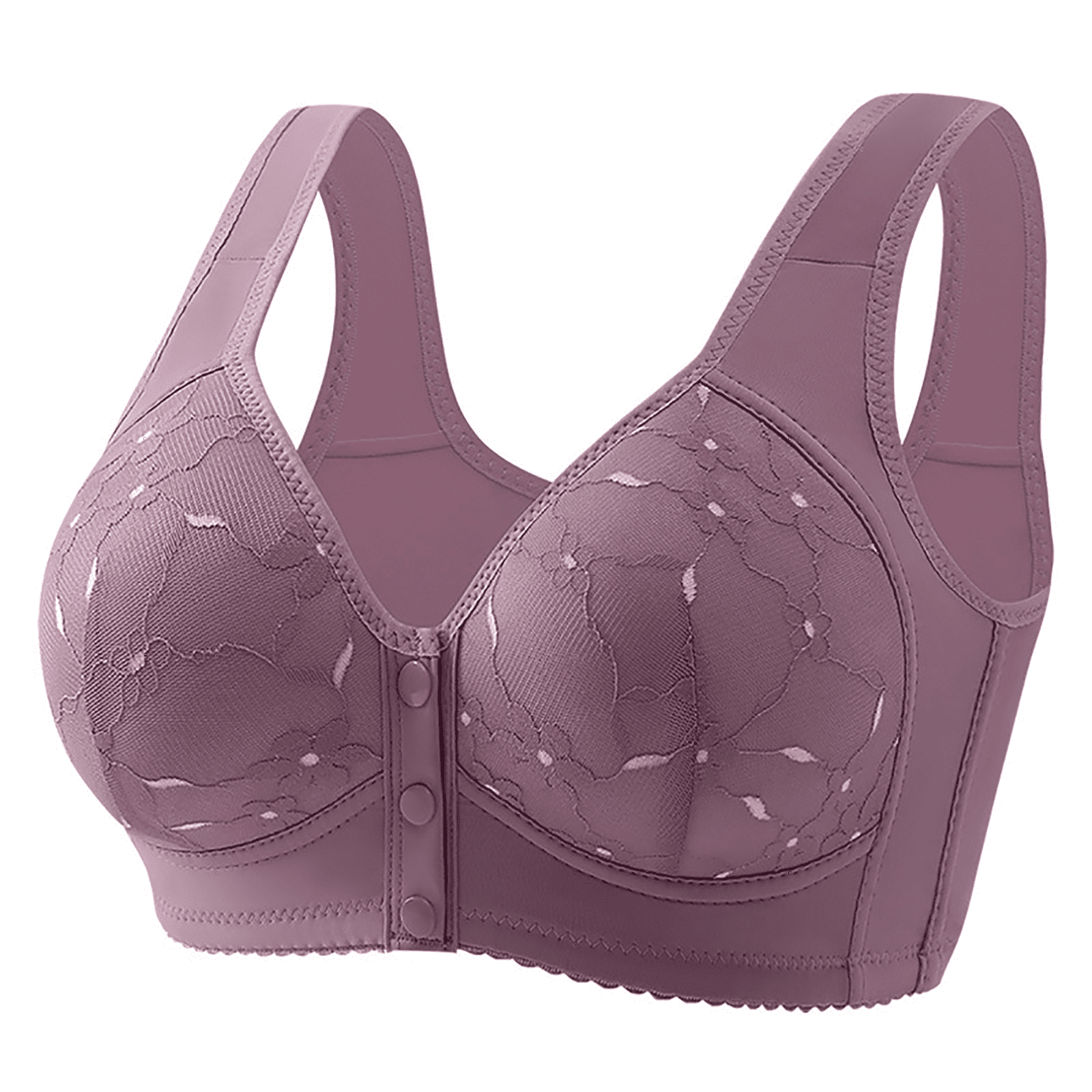 Fulorrnie Bras for Women Support Wirefree Comfort Front Closure ...