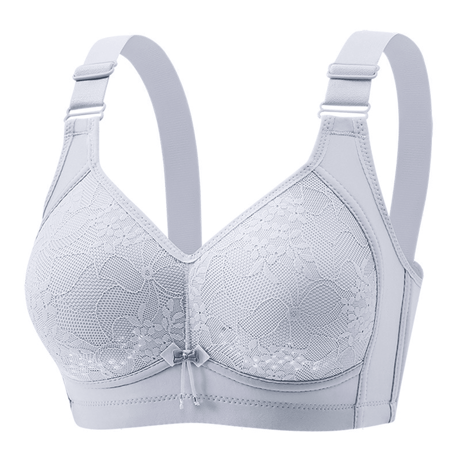 Fulorrnie Bras for Women Supportive Wirefree Comfort Lift Front Closure ...