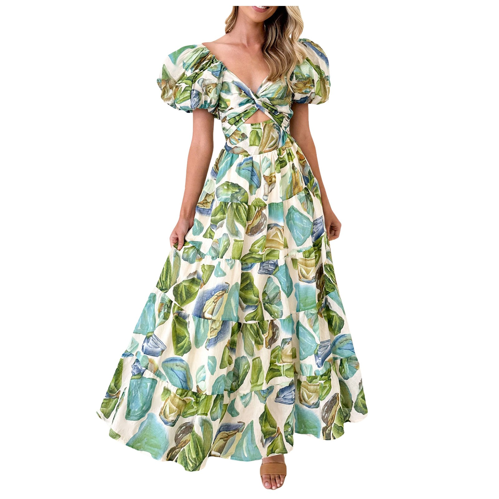 Fulorrnie Dresses for Women Maxi Sweetheart Sleeveless Spring A Line ...