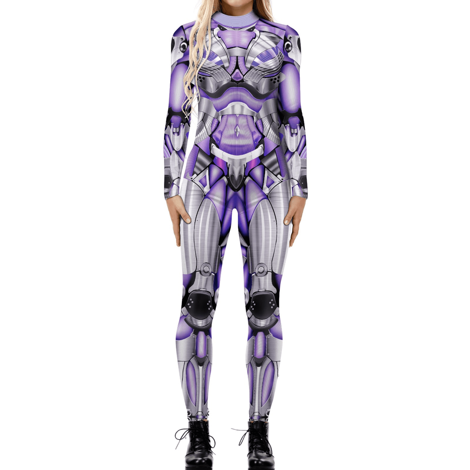 Fulorrnie Jumpsuits for Women One Piece Turtleneck Regular Fit Rompers ...