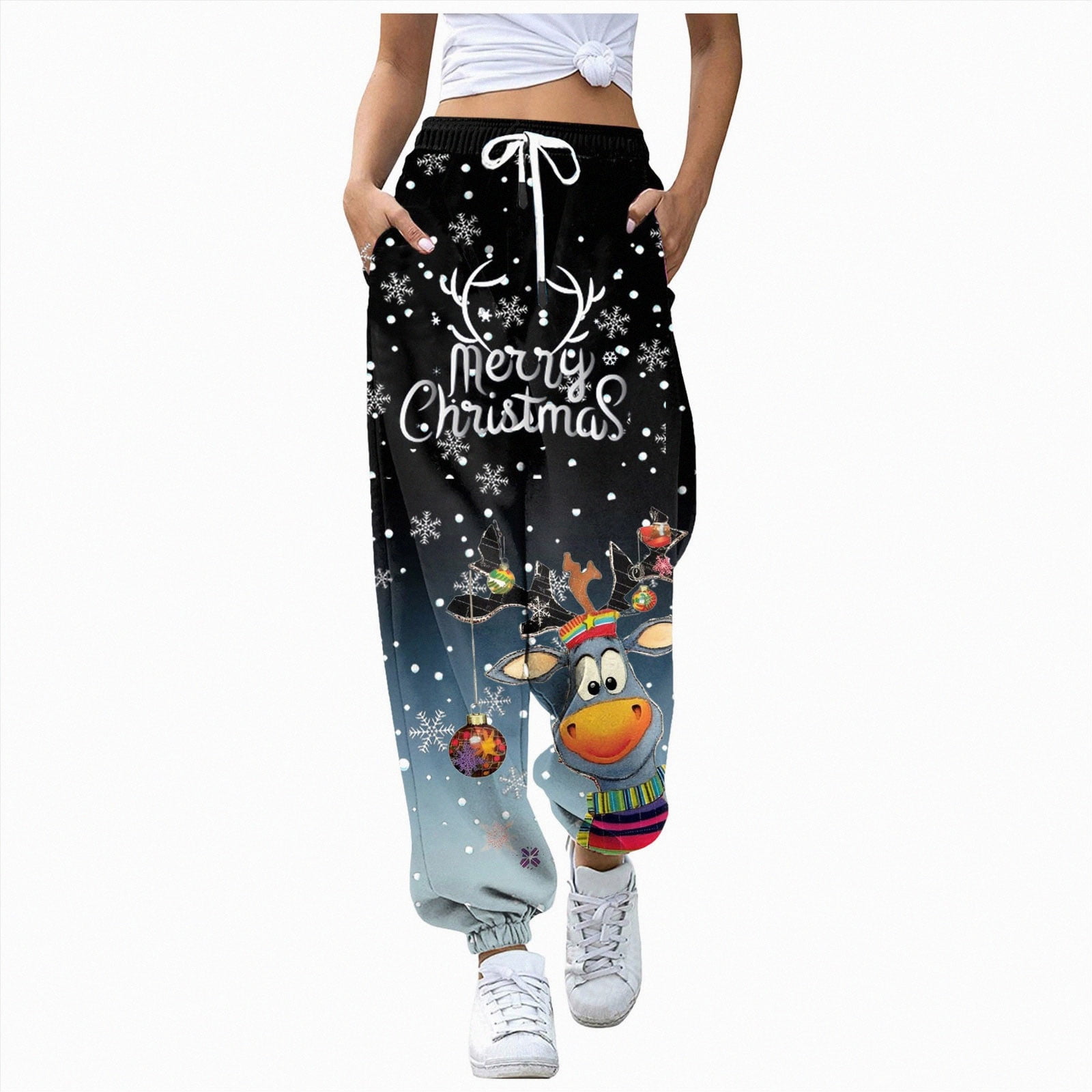 Fulorrnie Pants for Women Joggers Athleisure Full Training Everyday ...