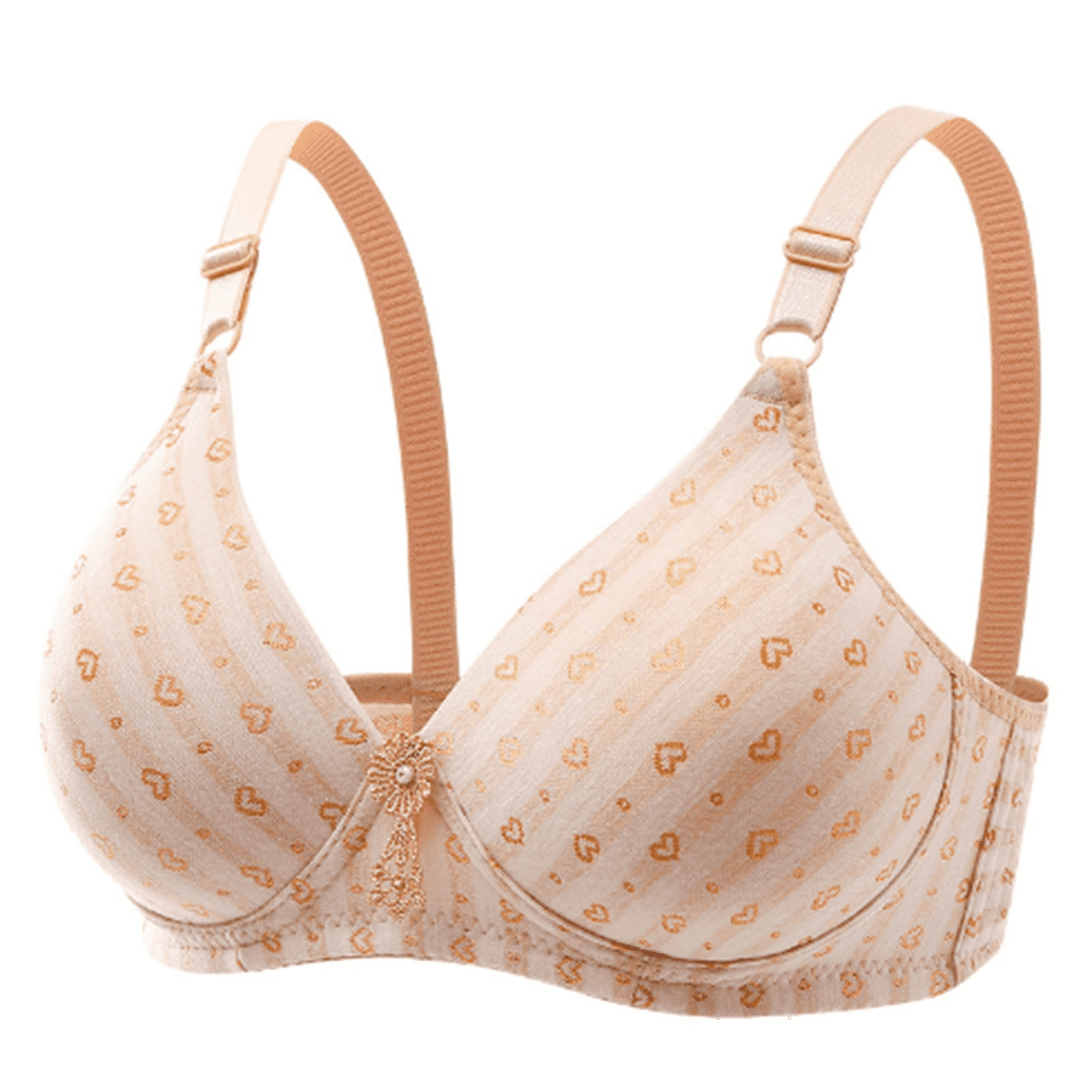 Fulorrnie Wireless Full Coverage Plus Size Bra Anti Sagging Support ...