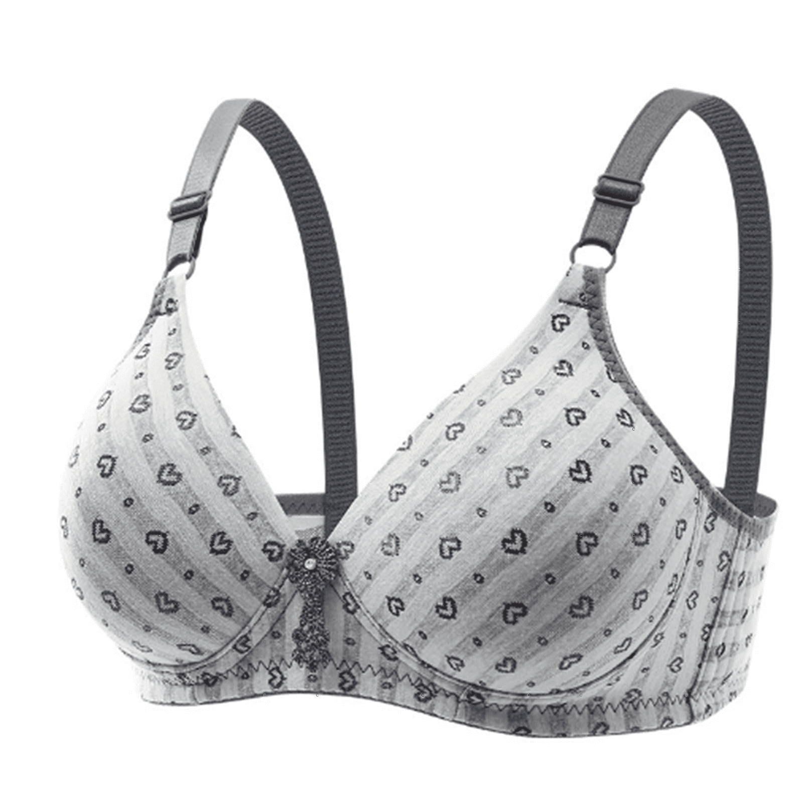 Fulorrnie Wireless Full Coverage Plus Size Bra Anti Sagging Support ...