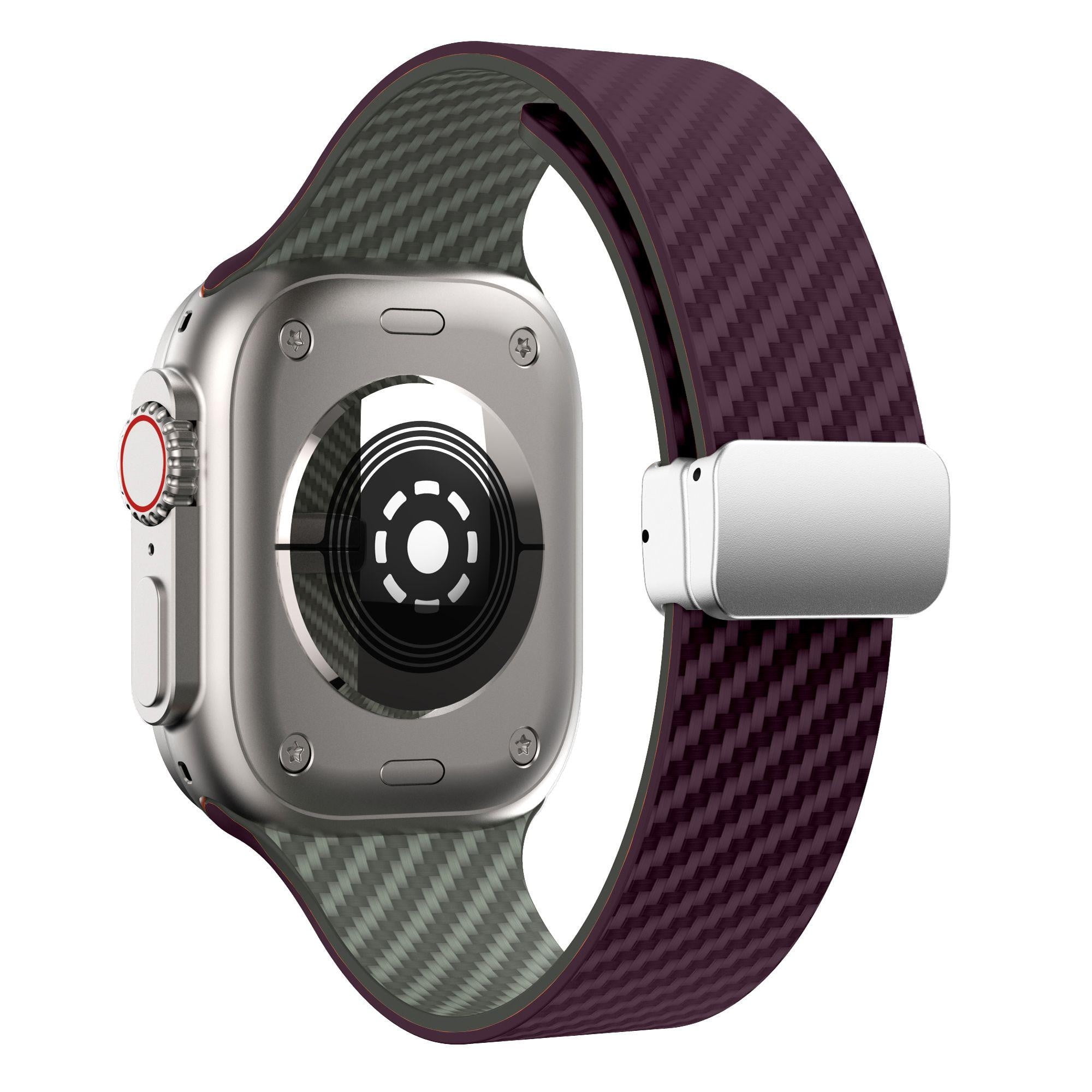 Fulsaxad Silicone Band Compatible with Apple Watch Bands iWatch Band ...