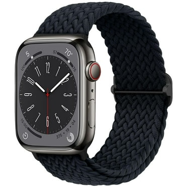 Stretchy Solo Loop Strap for Apple Watch Bands 45mm 38mm 40mm 42mm 44mm ...