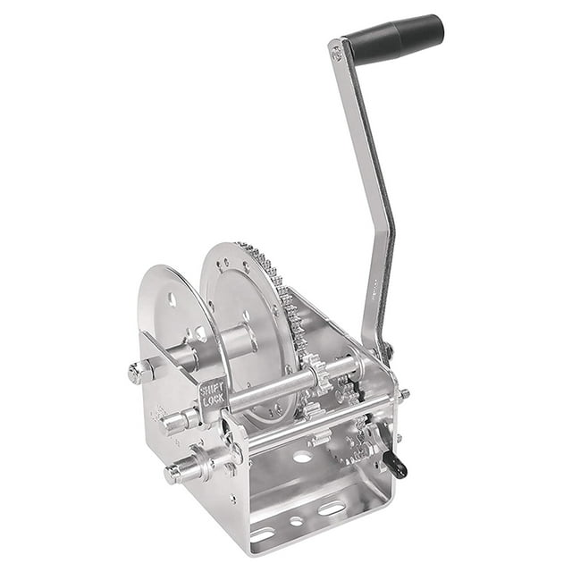 Fulton Marine Trailer Boat Winch, 2,600 Pound Capacity, 2 Way Dual ...