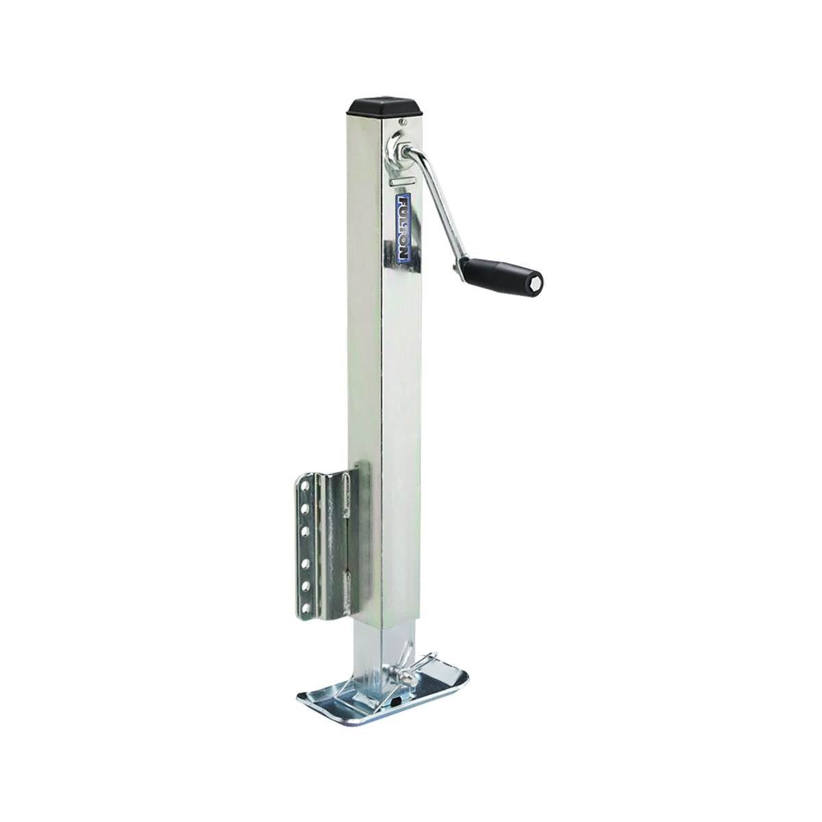Fulton Bolt On 2500 Lb Square Tube & Fixed Mount Trailer Tongue Jack w ...