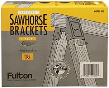 Fulton 300SHB Medium Duty Steel Sawhorse Brackets 2 Count - Walmart.com