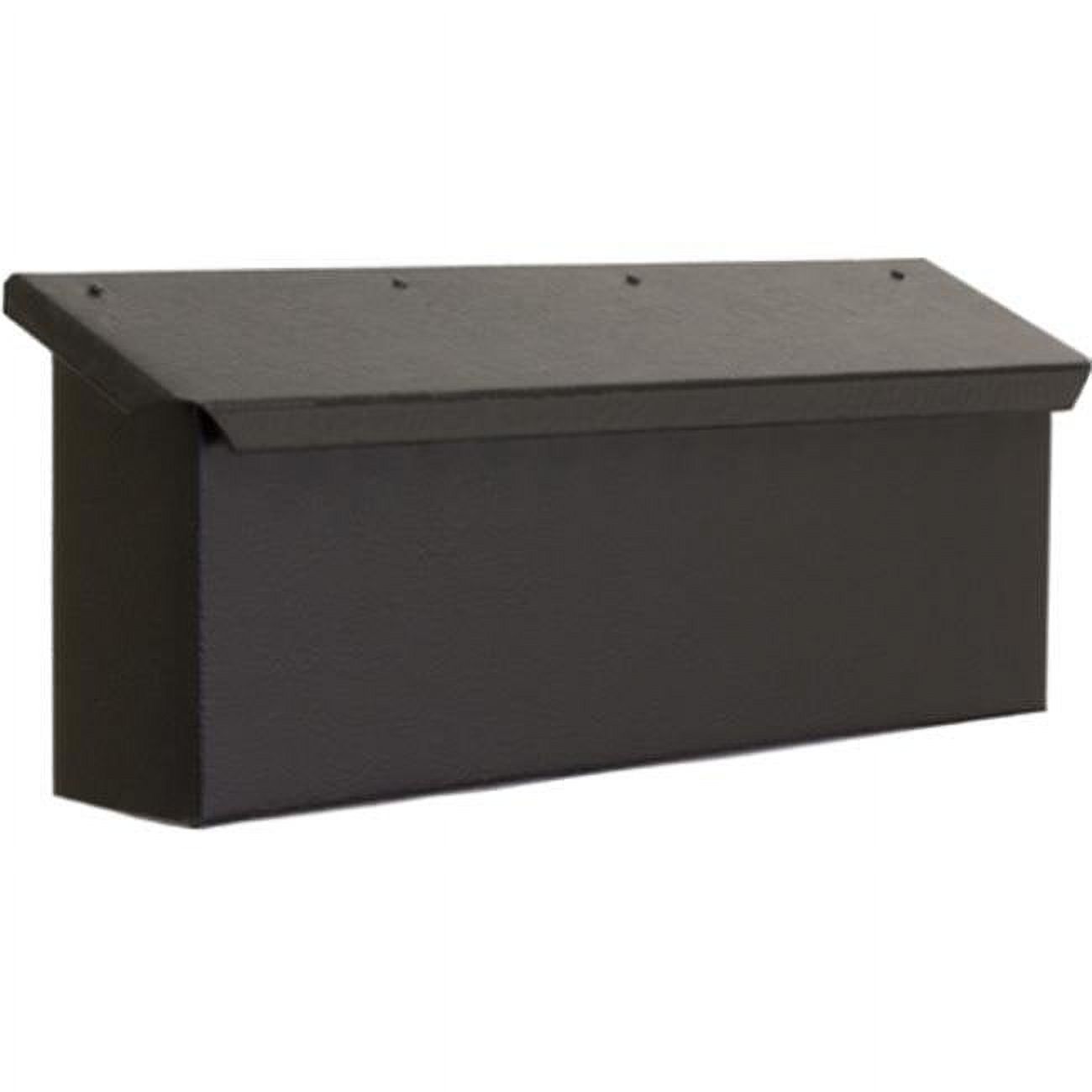 Fulton Corporation Steel City Mailbox, Black Textured, 15 x 6.25 x 3 in ...