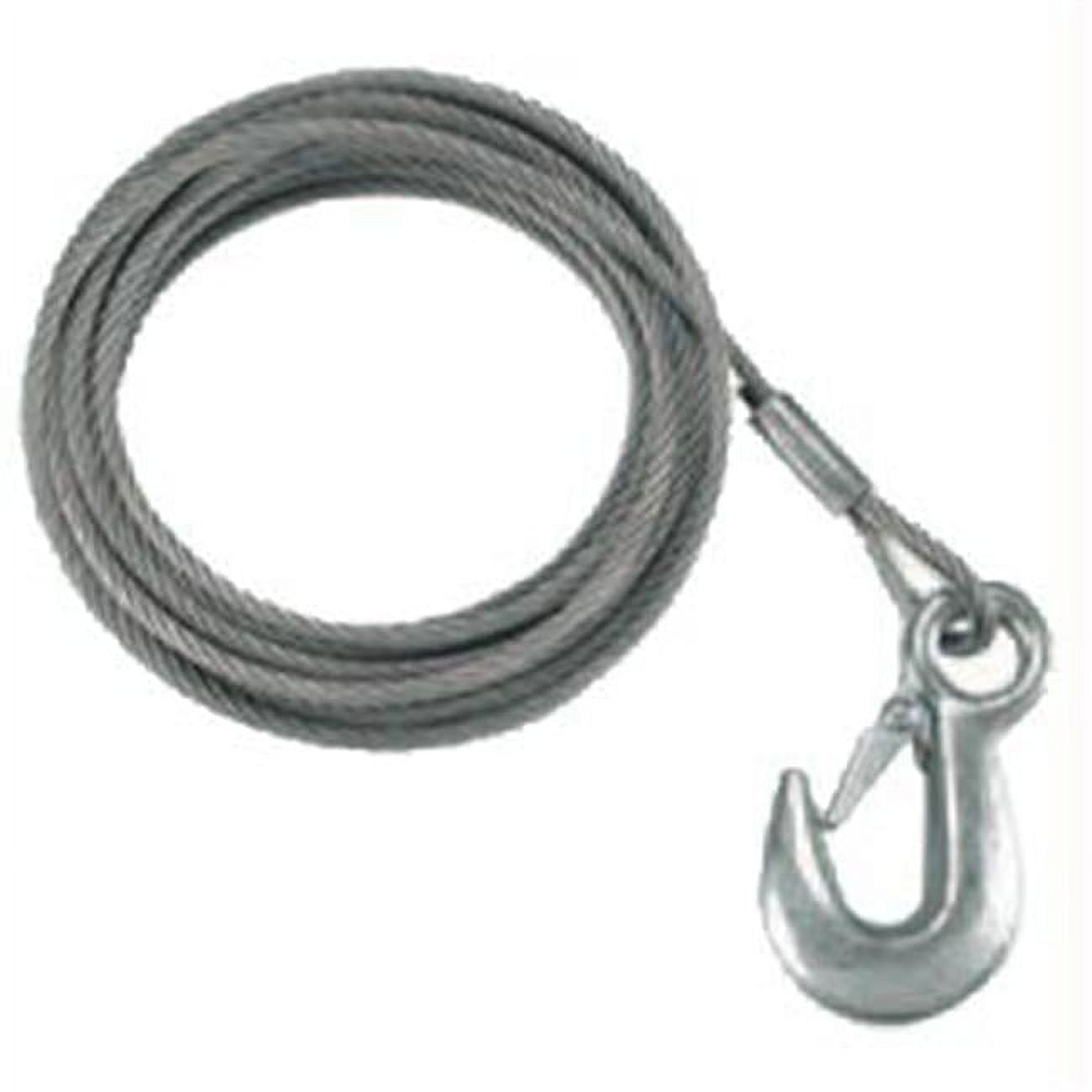 Fulton 7/32 x 50 Galvanized Winch Cable and Hook - Walmart.com