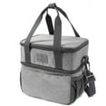 Fulton Bag Co. Jumbo Dual Compartment Lunch Box Griffin Gray - Walmart.com