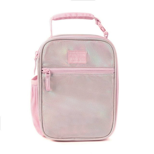 Fulton Bag Co. Upright Lunch Bag - Pink Glitter Iridescent - Walmart.com