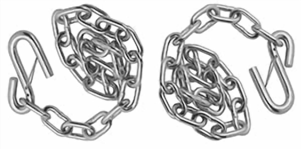 Fulton Safety Chain, Grade 43, 1/4" x 24" w/S-Hook w/Latch - Walmart.com