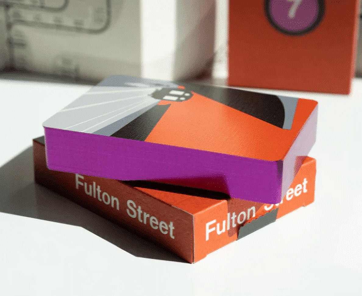 Fulton Street (1958 Magenta Gilded Edition) Playing Cards - Walmart.com