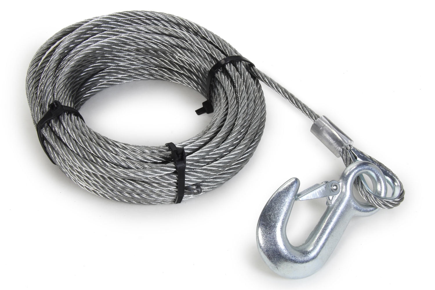 Fulton 732 x 50 Galvanized Winch Cable and Hook 5600 lbs Breaking ...