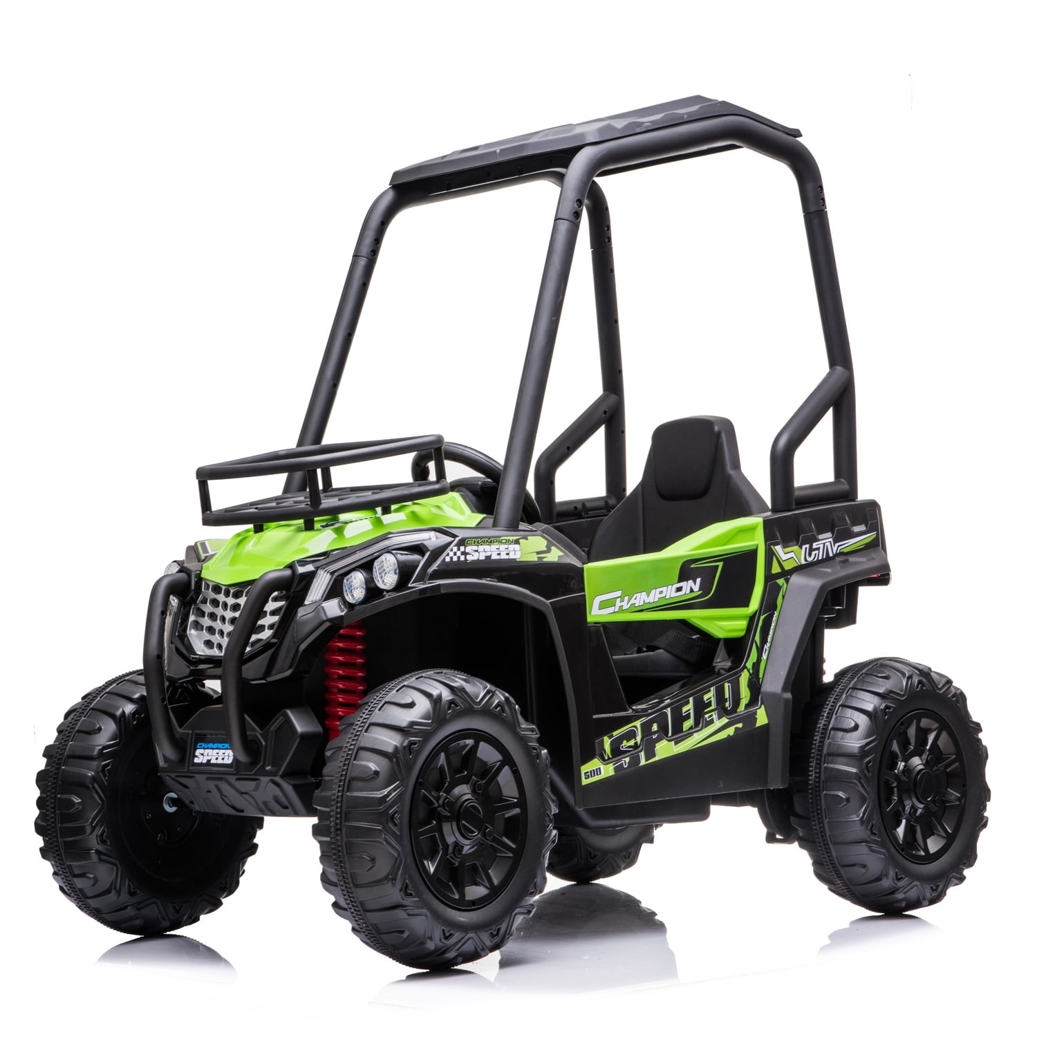 Fulvari 24V Kids Ride on Car, 4 Wheels Battery Powered Vehicle with 2 ...