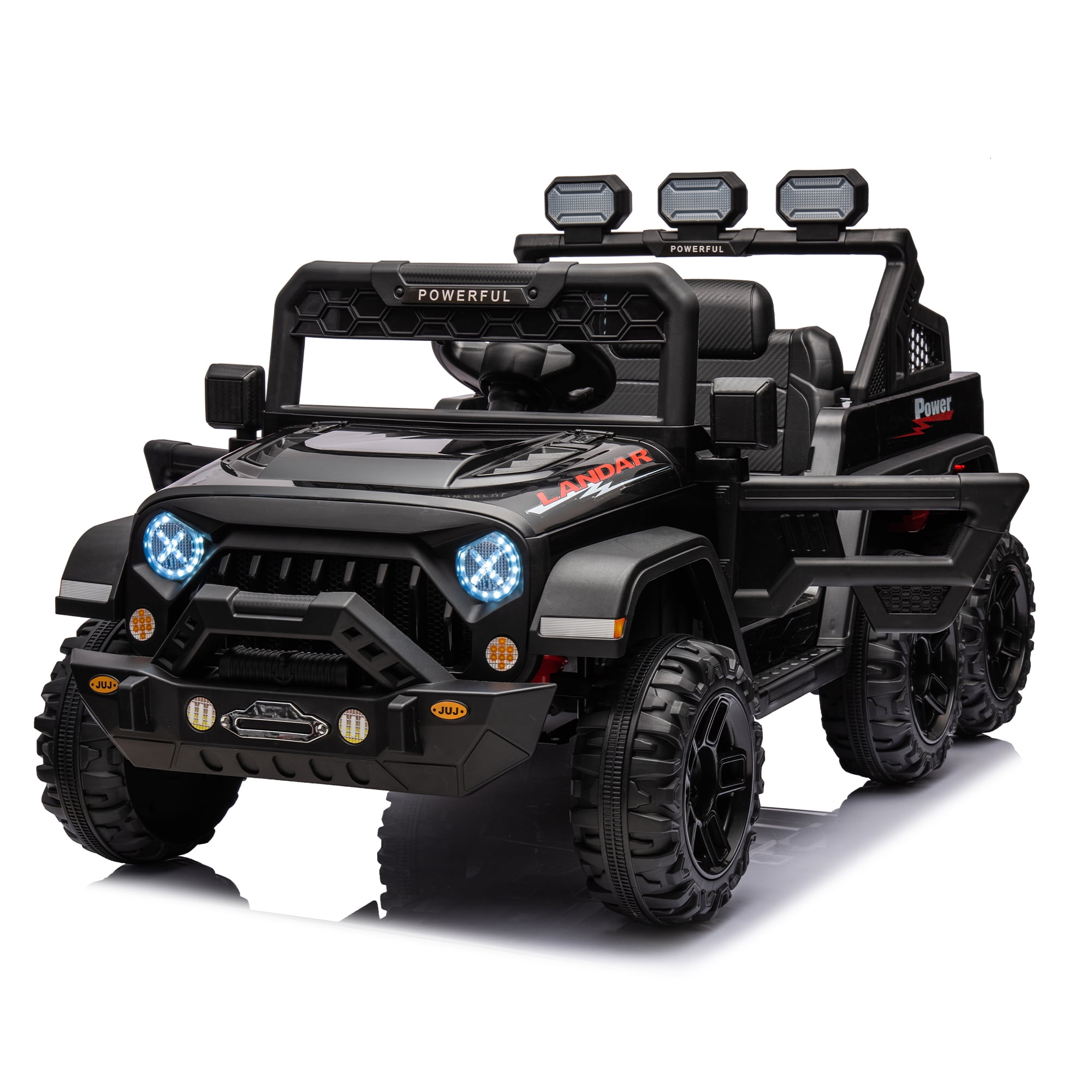 Fulvari 24V Ride on Truck Car with Parent Remote Control, Electric ...