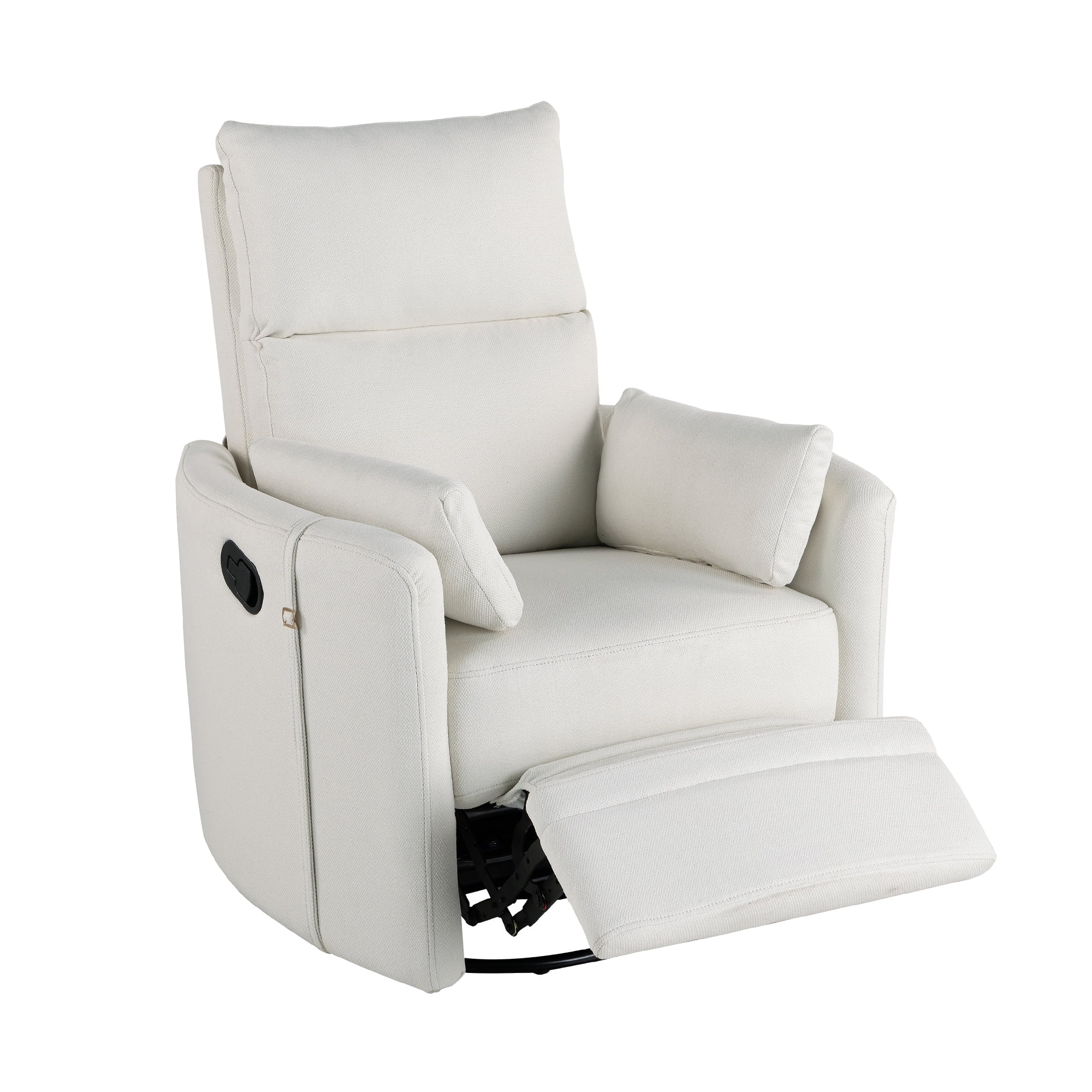 Fulvari 360° Swivel Recliner Chair With Detachable Pillow, Backrest ...