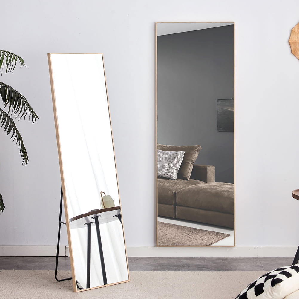 Fulvari 60"x17" Full-Length Floor Mirror, Hanging or Leaning Against ...