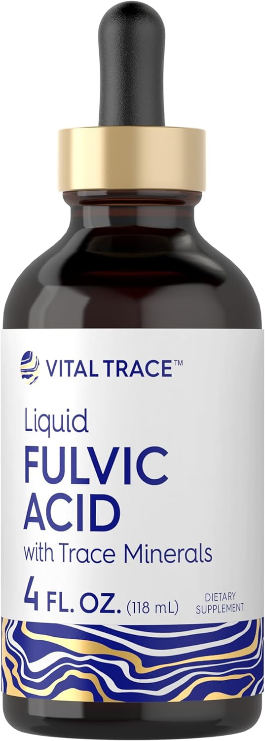 Fulvic Acid Drops 4 fl oz | Liquid Trace Minerals | Ionic Supplement ...
