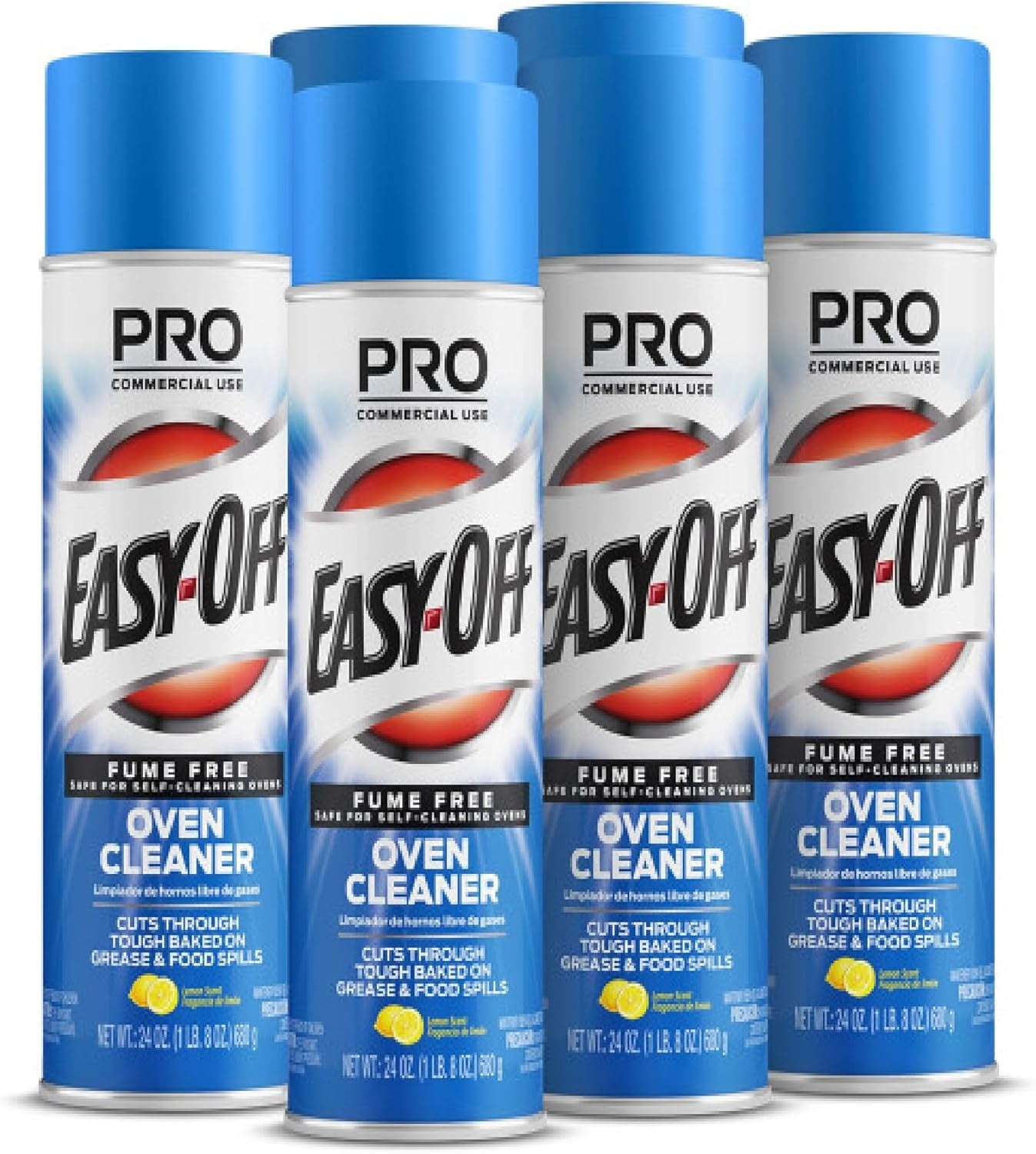Fume Free Max Oven Cleaner, Foam, Lemon, 24 Oz Aerosol Spray, 6/carton ...