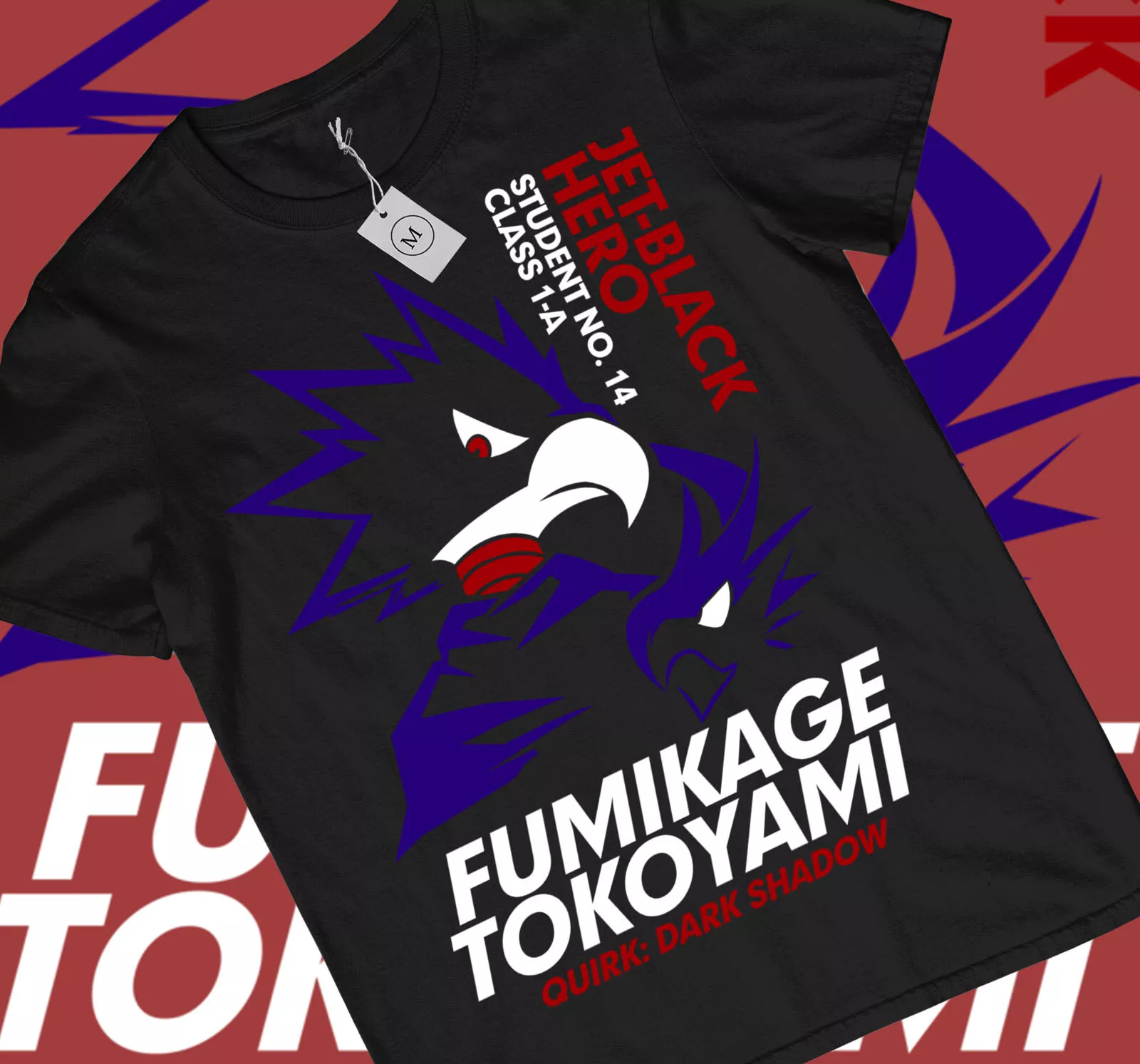 Fumikage Tokoyami - My Hero Academy Unisex Shirt for Anime and Manga ...